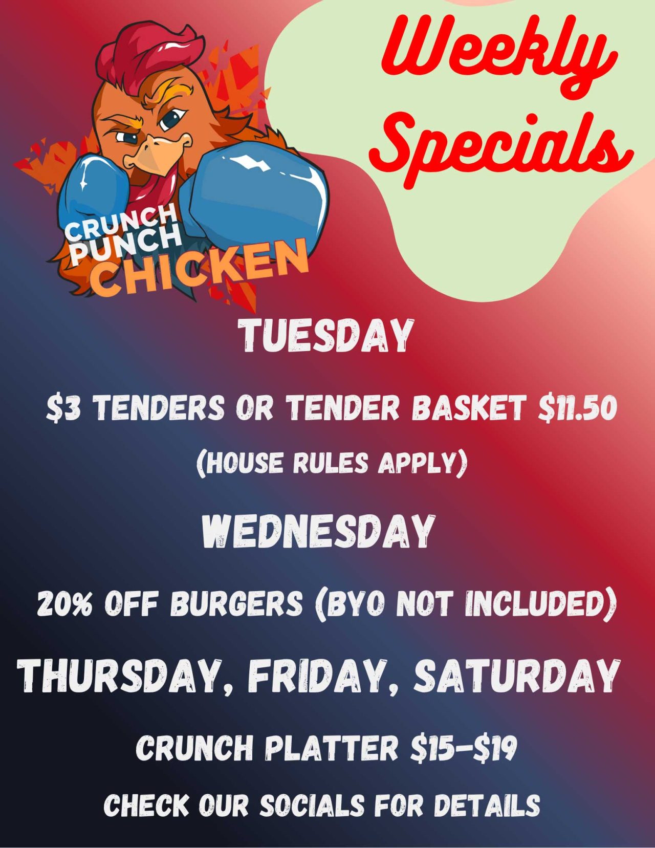 Best Fried Chicken Regina Saskatchewan | Crunch Punch Chicken